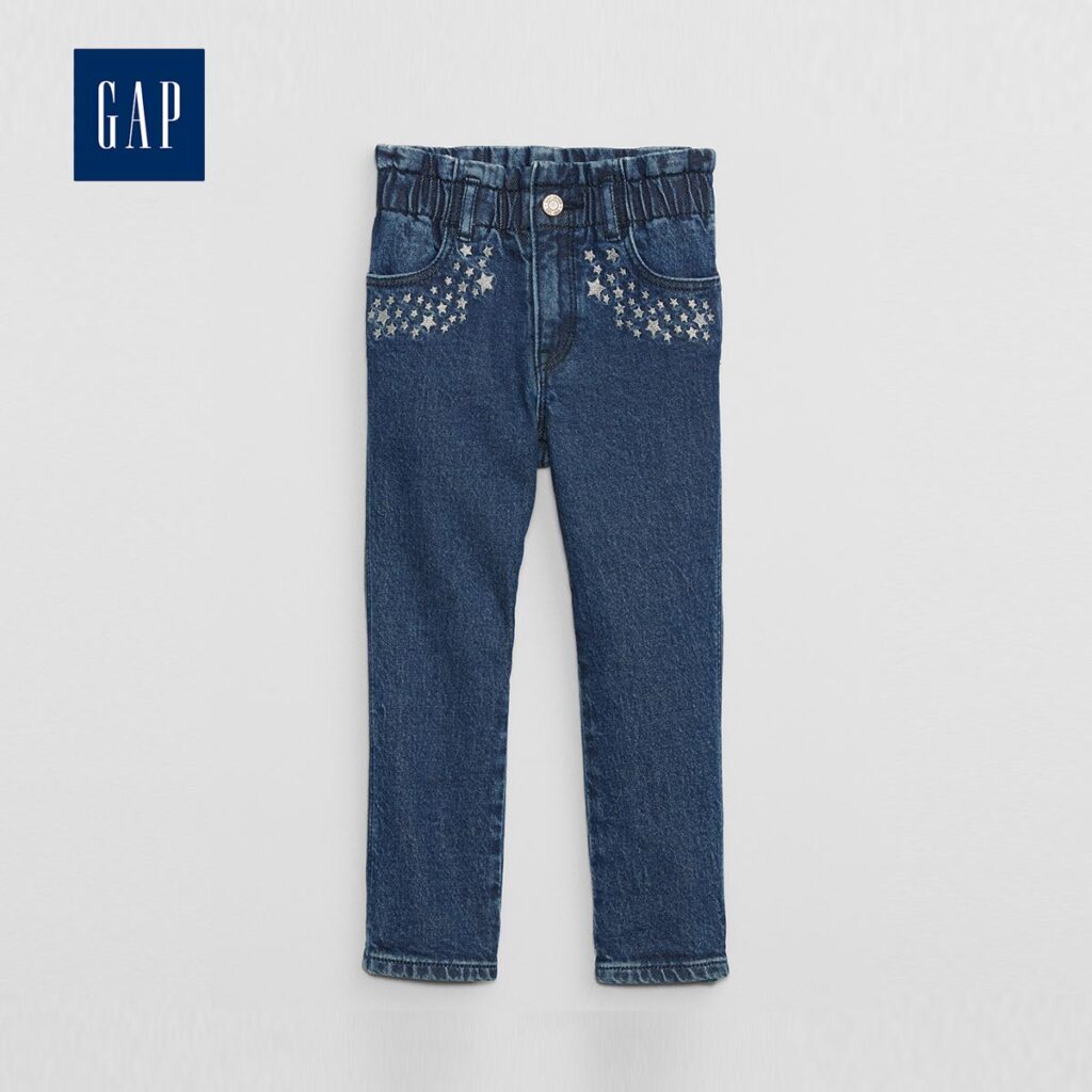 GAP BABY PAPERBAG STARS JEANS Peekaboo